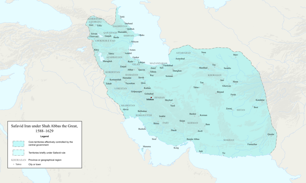 Safavid Empire Map: Unveiling Persias Golden Age