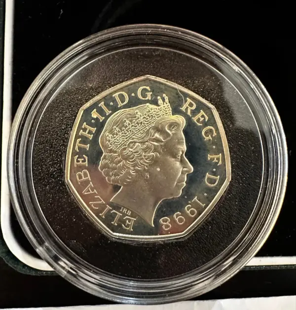 Great 1998, Silver 50p, NHS. Limited addition - Pashiz Coins
